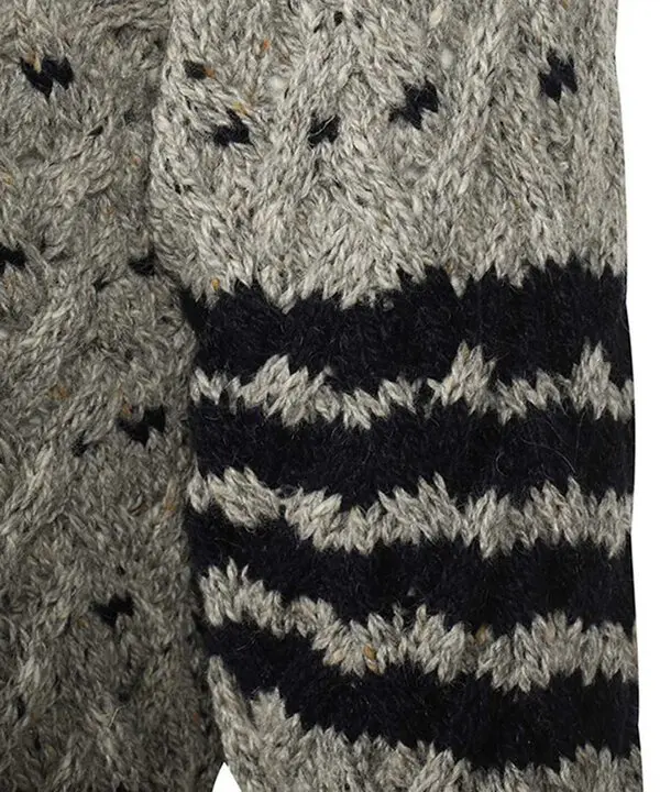 Thom Browne Crewneck Cable-knit Jumper With Signature Striping