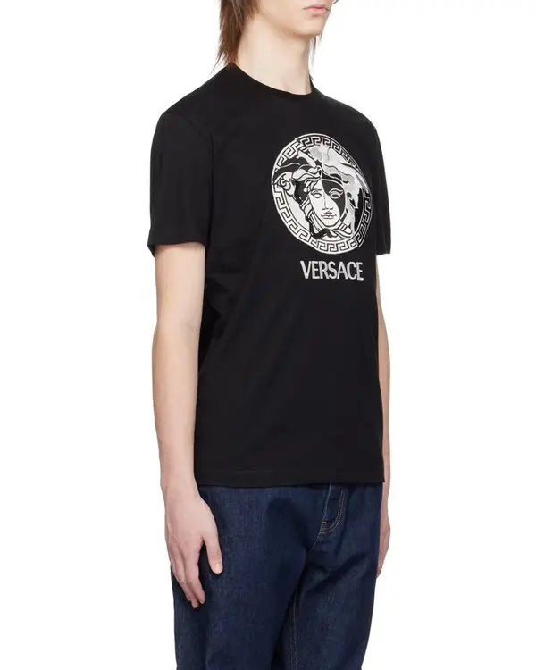 Versace Medusa Printed Crewneck T-shirt