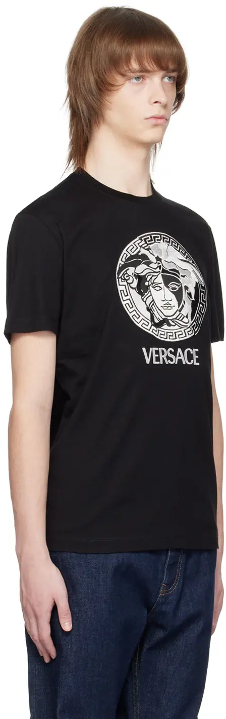 Versace Medusa Printed Crewneck T-shirt