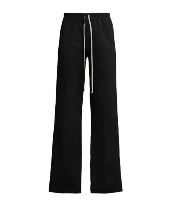 Rick Owens Dietrich Drawstring Cotton Pants - Black