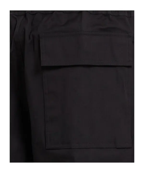 Rick Owens Dietrich Drawstring Cotton Pants - Black