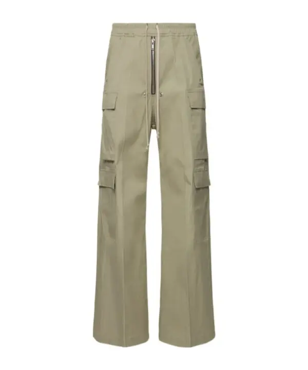 Rick Owens Cargobelas Cotton Pants - Nude
