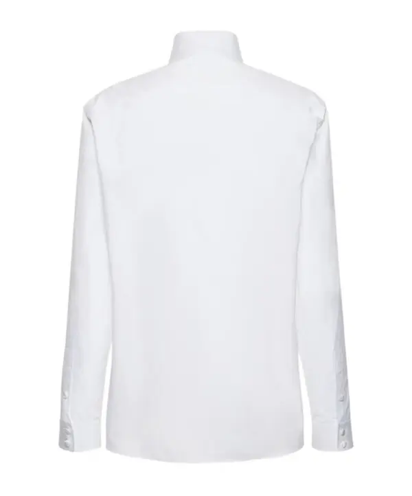 Balmain Covered Cotton Satin Shirt