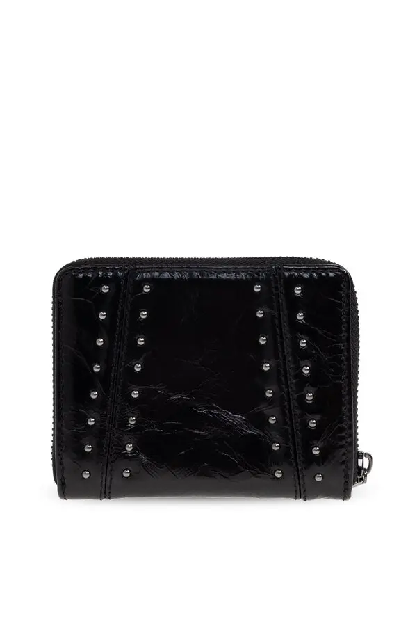 Zadig&Voltaire Voltaire Logo Plaque Wallet
