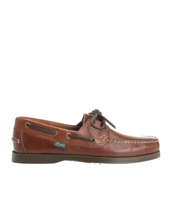 Paraboot Barth Logo Patch Lace-up Loafers - Brown