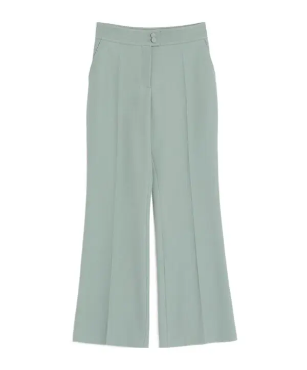Valentino Garavani Light Diagonal Wool Trousers