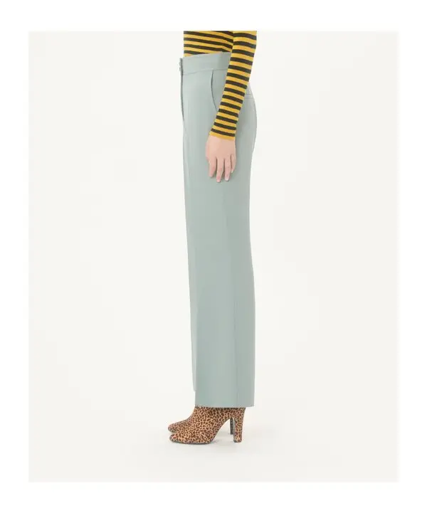 Valentino Garavani Light Diagonal Wool Trousers