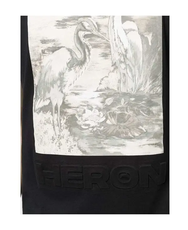 Heron Preston Crew Neck Heron Print T-shirt