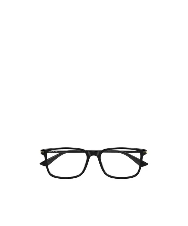 Montblanc Eyewear Rectangular Frame Glasses - Black