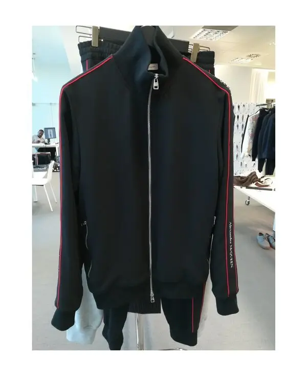 Alexander McQueen Logo Tape Track Jacket