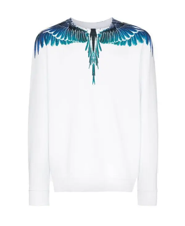 MARCELO BURLON COUNTY OF MILAN Wings Print Sweatshirt - White