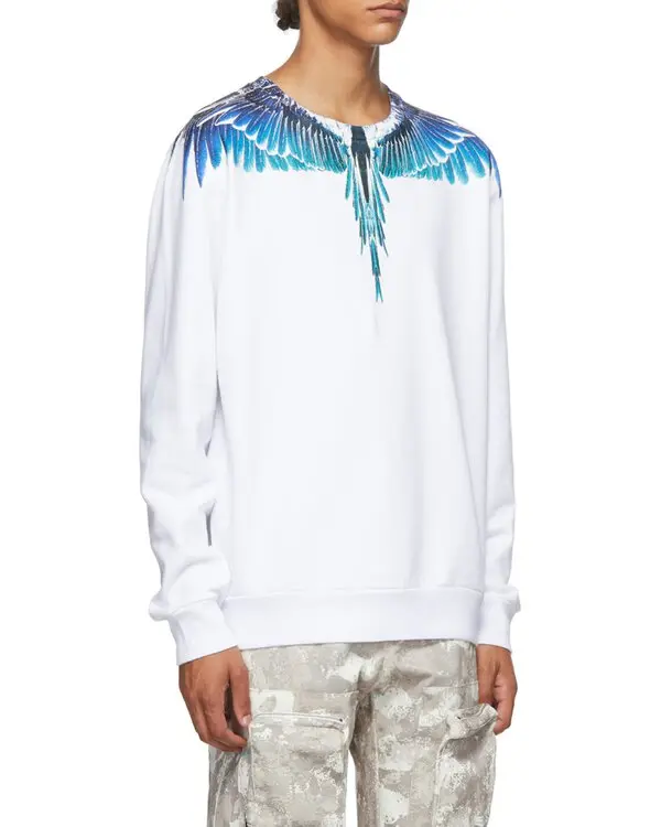 MARCELO BURLON COUNTY OF MILAN Wings Print Sweatshirt
