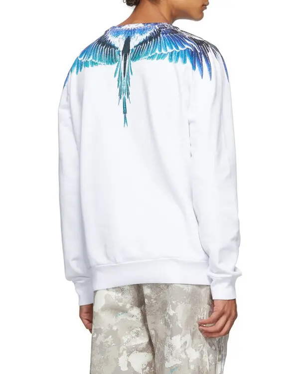 MARCELO BURLON COUNTY OF MILAN Wings Print Sweatshirt