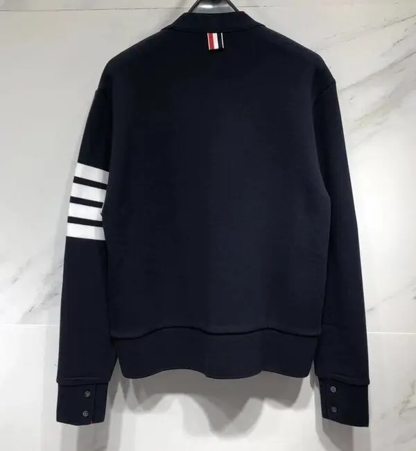 Thom Browne Four-striped Sleeve V-neck Cardigan