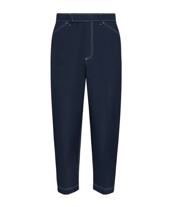 Thom Browne Contrast Stitch Tailored Trousers