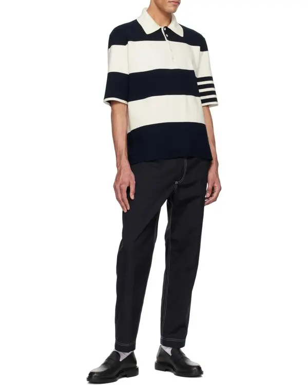 Thom Browne Contrast Stitch Tailored Trousers