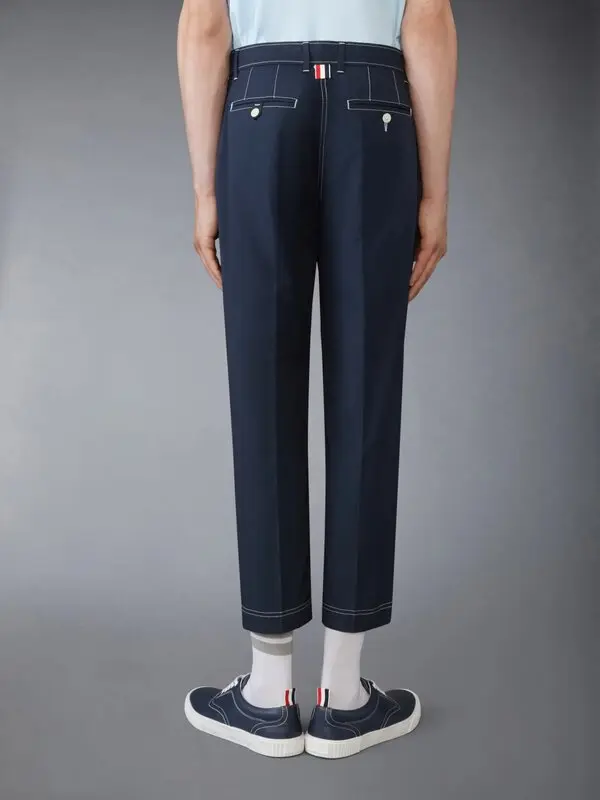 Thom Browne Contrast Stitch Tailored Trousers