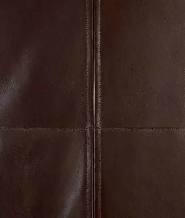 Bottega Veneta Leather Cocoon Coat