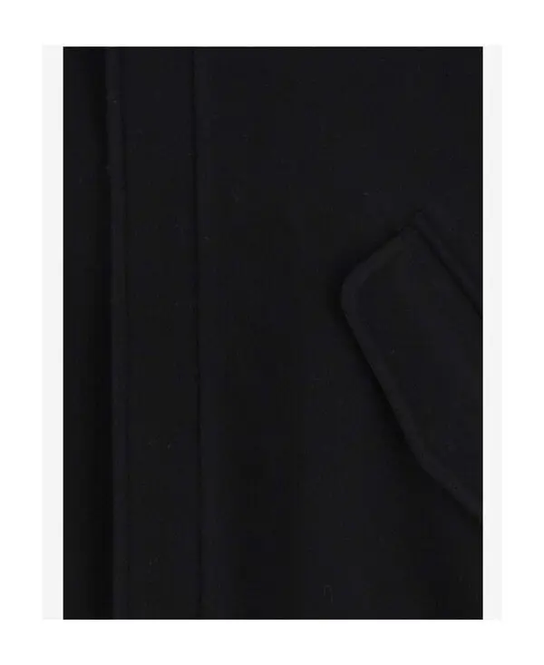 AMI Paris Straight Hem Long-sleeved Jacket