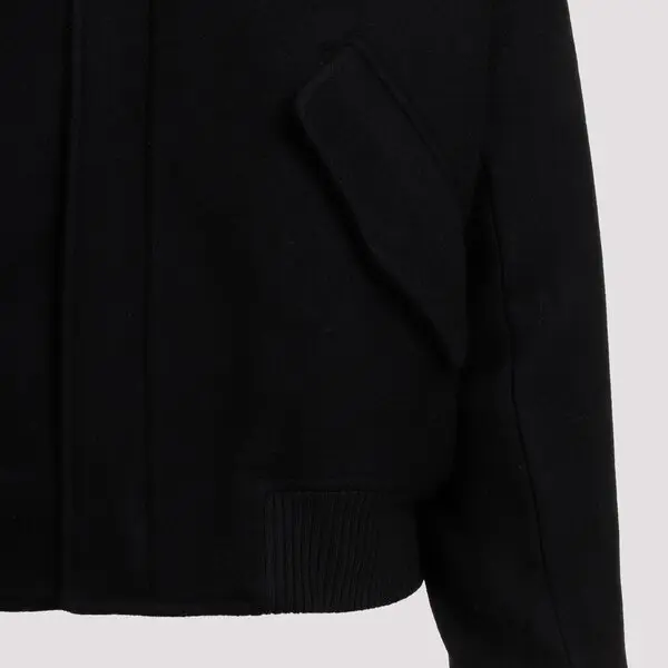 AMI Paris Straight Hem Long-sleeved Jacket