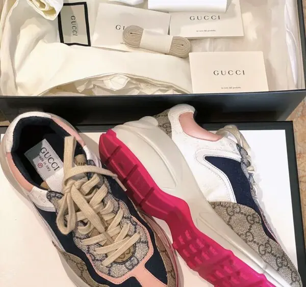 Gucci Rhyton Low-top Sneakers - Gray