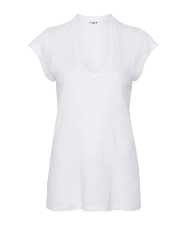 Isabel Marant Étoile V-neck T-shirt - White