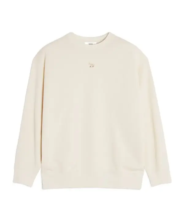 Maison Kitsuné Oversize Sweatshirt With Baby Fox Patch