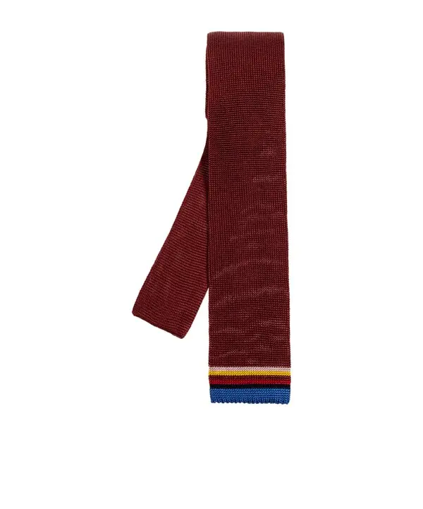 Paul Smith Knitted Neck Tie - Brown