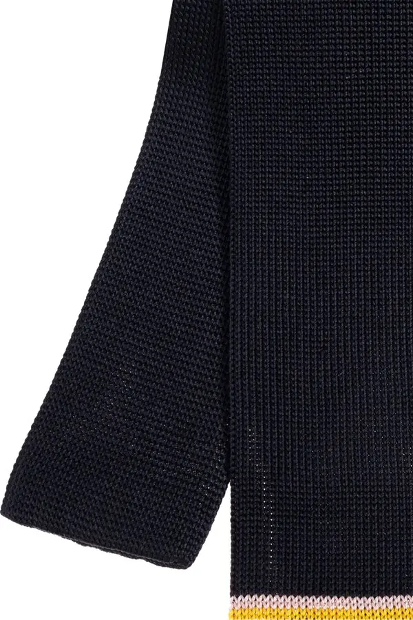 Paul Smith Knitted Neck Tie With Horizontal Stripes
