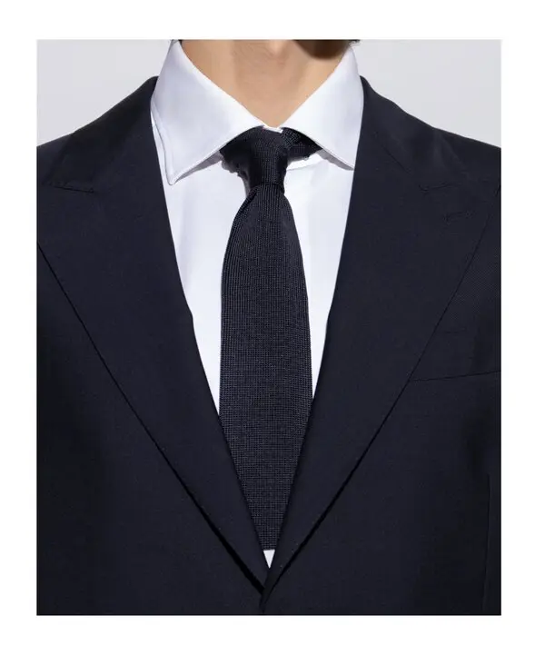 Paul Smith Knitted Neck Tie With Horizontal Stripes