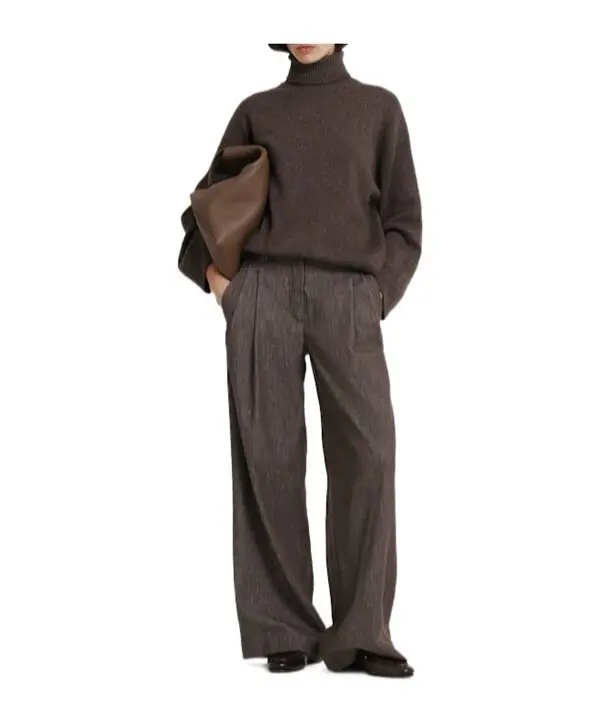 Brunello Cucinelli Wide Leg Trousers