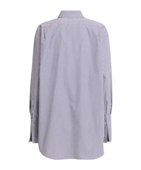 THE ROW Long Cotton Shirt With Button Cuffs