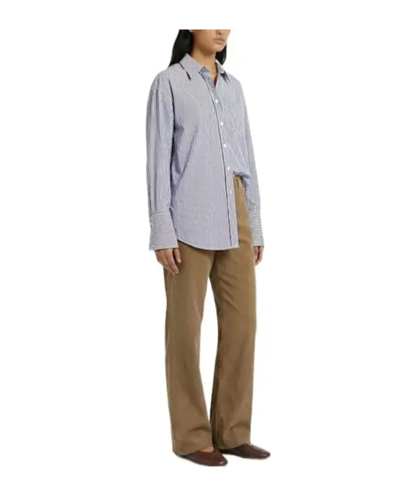 THE ROW Long Cotton Shirt With Button Cuffs