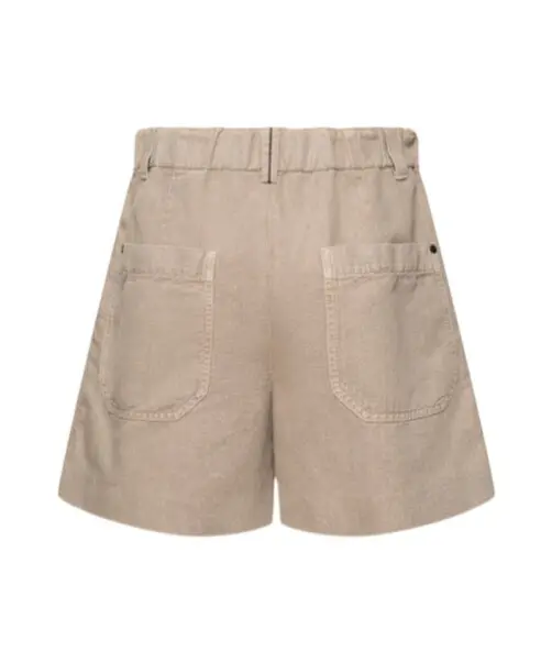 Brunello Cucinelli Cotton Blend Bermuda Shorts - Nude