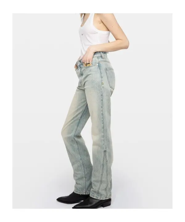 Zadig&Voltaire Light Wash Denim Pants