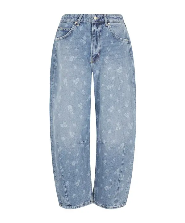 Essentiel Antwerp Floral Print Wide Leg Jeans