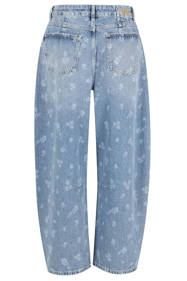 Essentiel Antwerp Floral Print Wide Leg Jeans