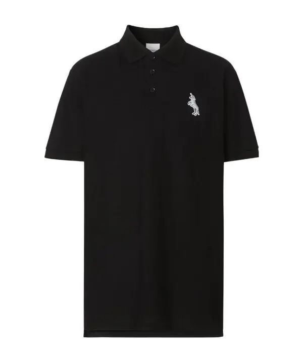 Burberry Zebra Appliqué Polo Shirt
