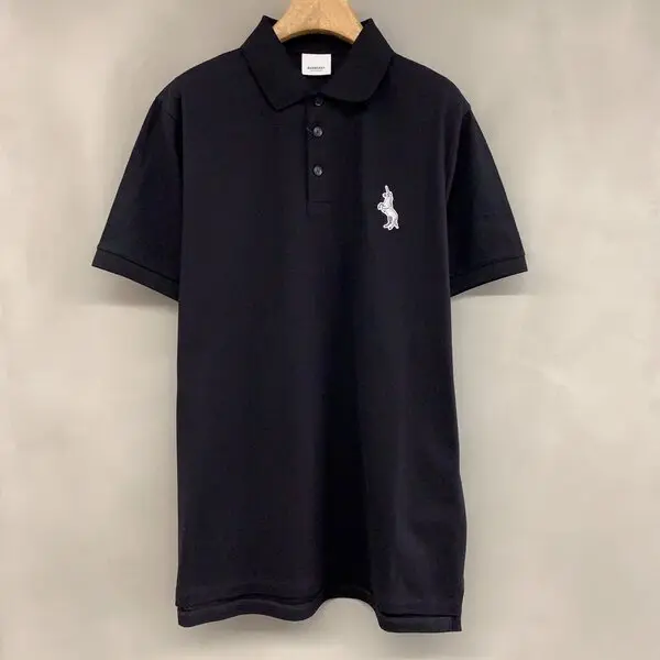 Burberry Zebra Appliqué Polo Shirt