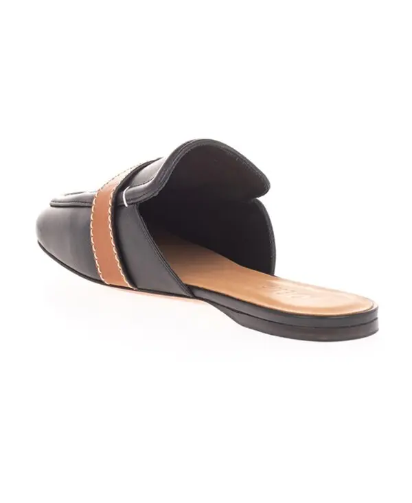 Loewe Gate Flat Mule In Calfskin