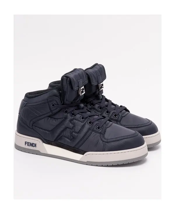 Fendi High-top Sneakers With Baguette Pockets