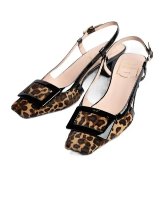ROGER VIVIER Belle Vivier Slingback Sandals