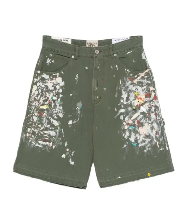 GALLERY DEPT. Belt Loop Shorts With Hammer Ring Detail