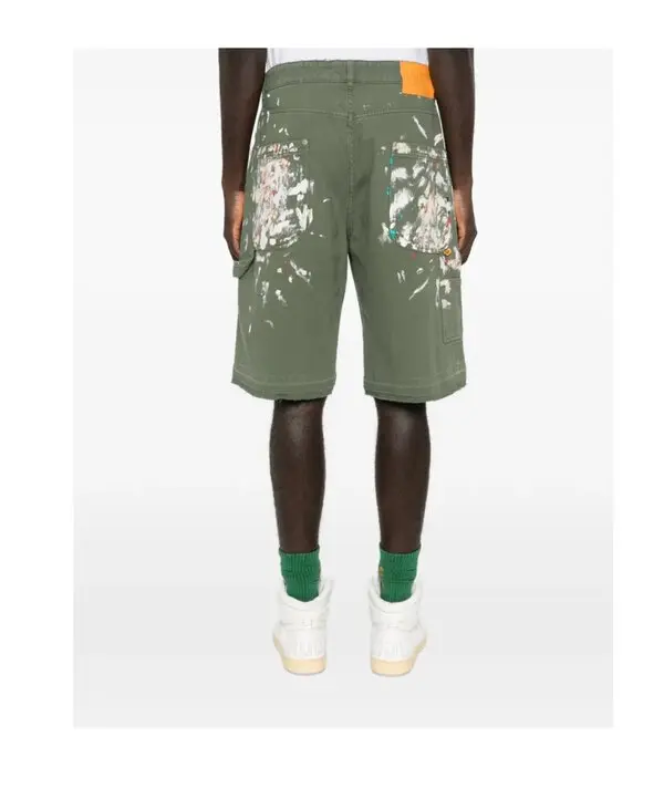 GALLERY DEPT. Belt Loop Shorts With Hammer Ring Detail