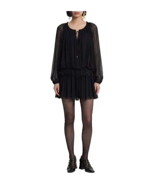 Chloé Silk Mousseline Mini Dress