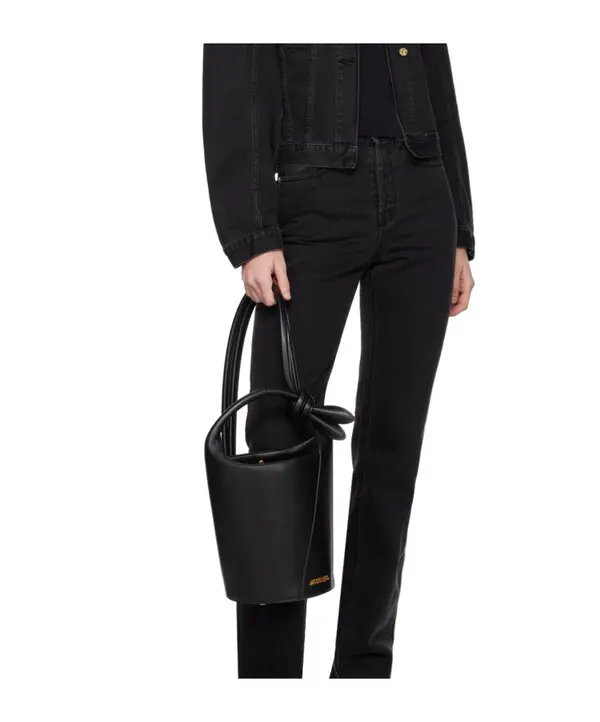 Jacquemus Mini Knotted Bucket Bag