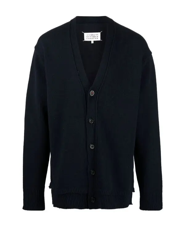 MAISON MARGIELA V-neck Buttoned Knitted Cardigan