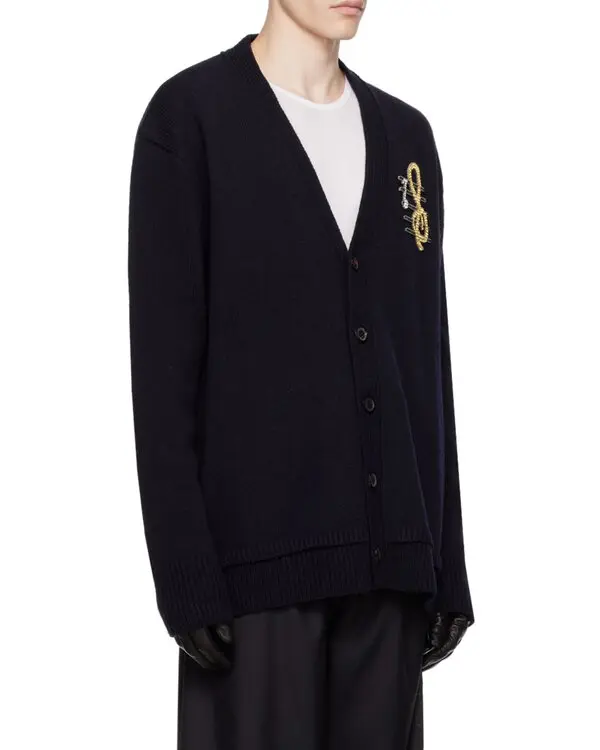 MAISON MARGIELA V-neck Buttoned Knitted Cardigan