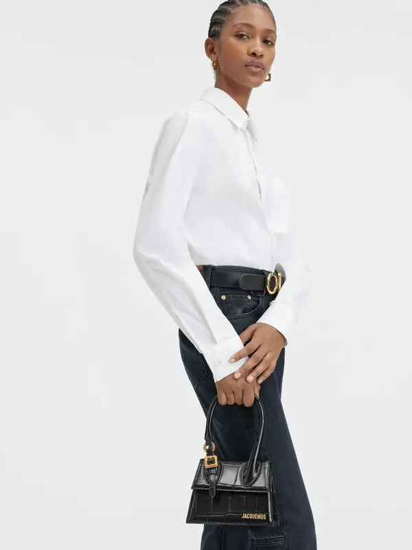 Jacquemus Le Chiquito Moyen Boucle Shoulder Bag - Black
