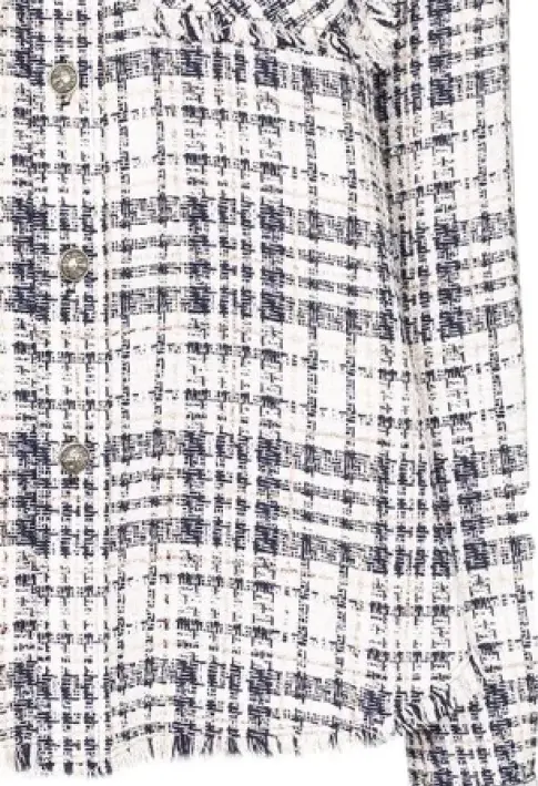 Faith Connexion Checked Shirt With Frayed Edges